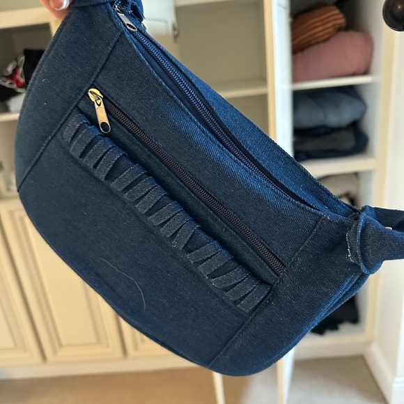 Bags | Stylish Blue Denim Shoulder Bag | Poshmark